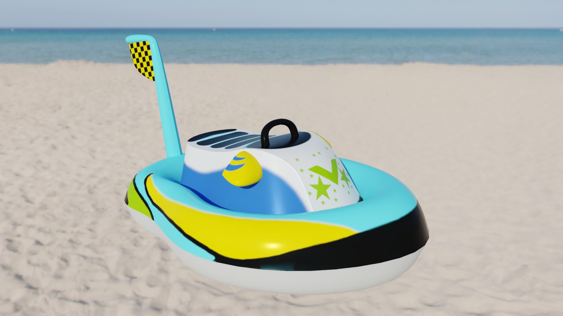 Jet Ski Inflatable Toy 3D Model - TurboSquid 1612396