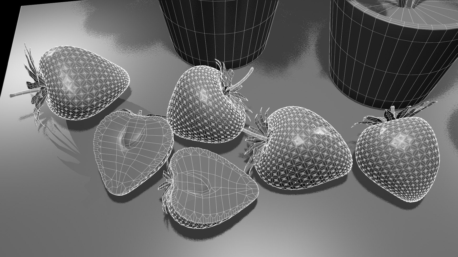 Strawberry Plants 3D Model - TurboSquid 1156468