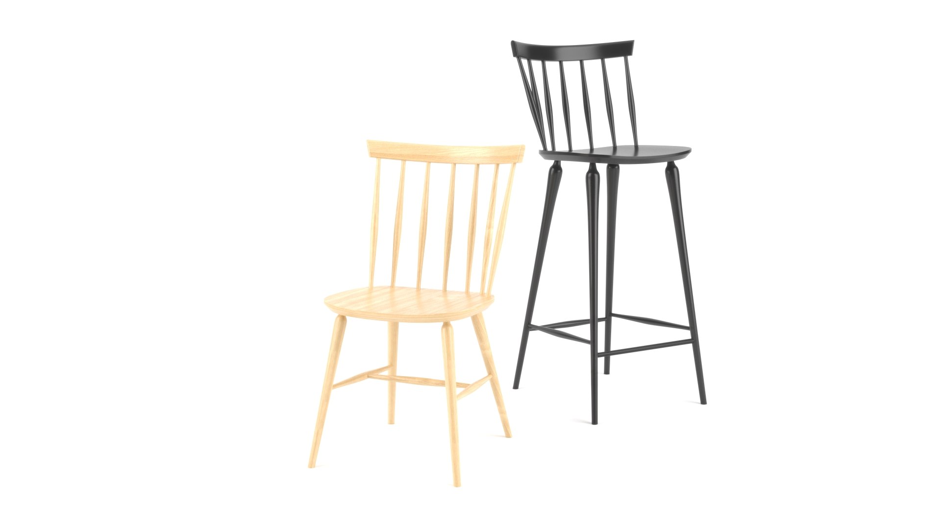 3D Paged Antilla chair and hoker - TurboSquid 2167397