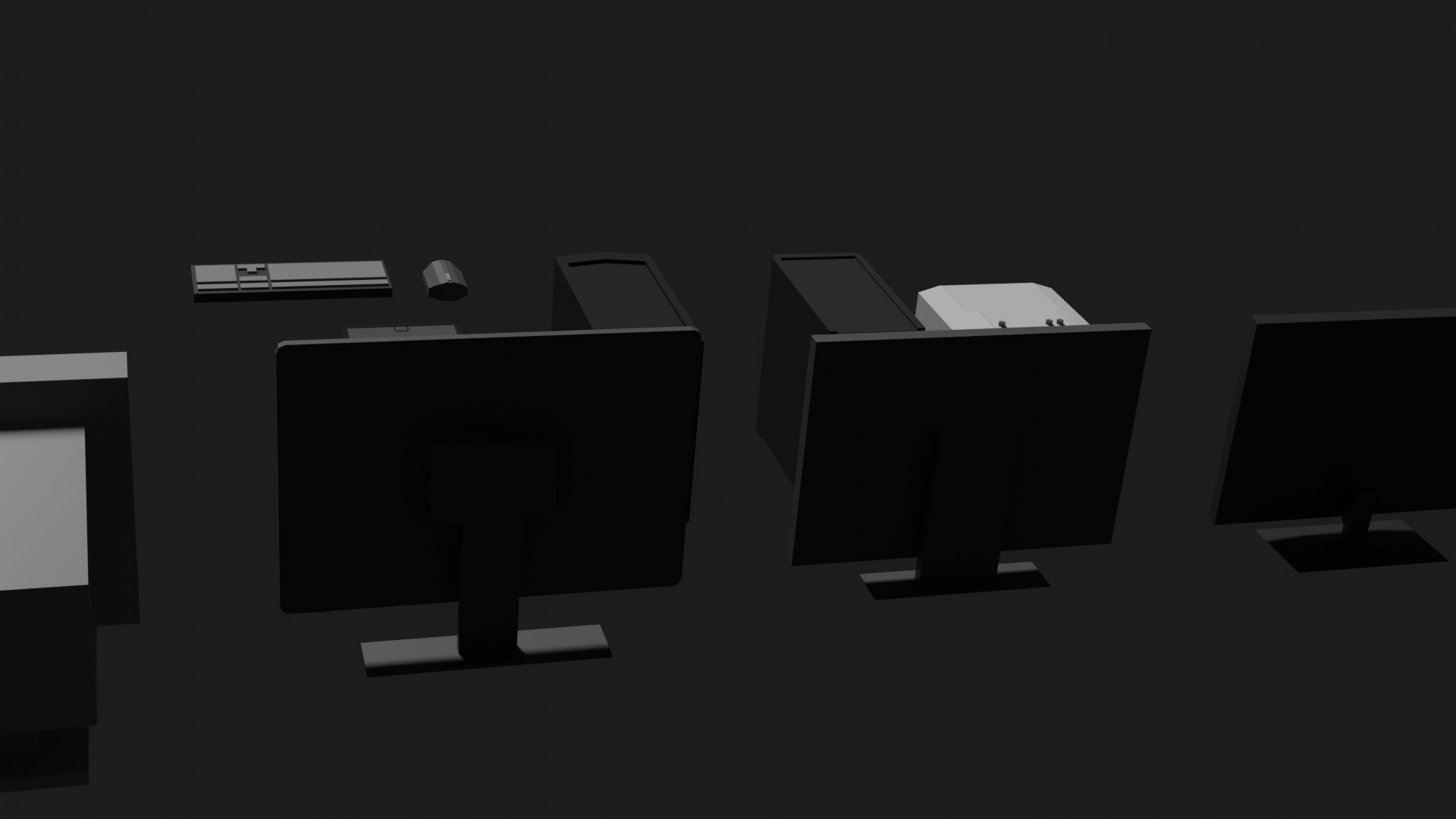 3D Set Computers Monitors - TurboSquid 1697204