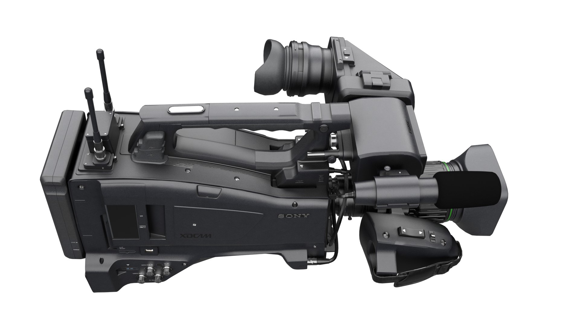 Sony PXW 4000 Camcoder PBR Model - TurboSquid 2338012