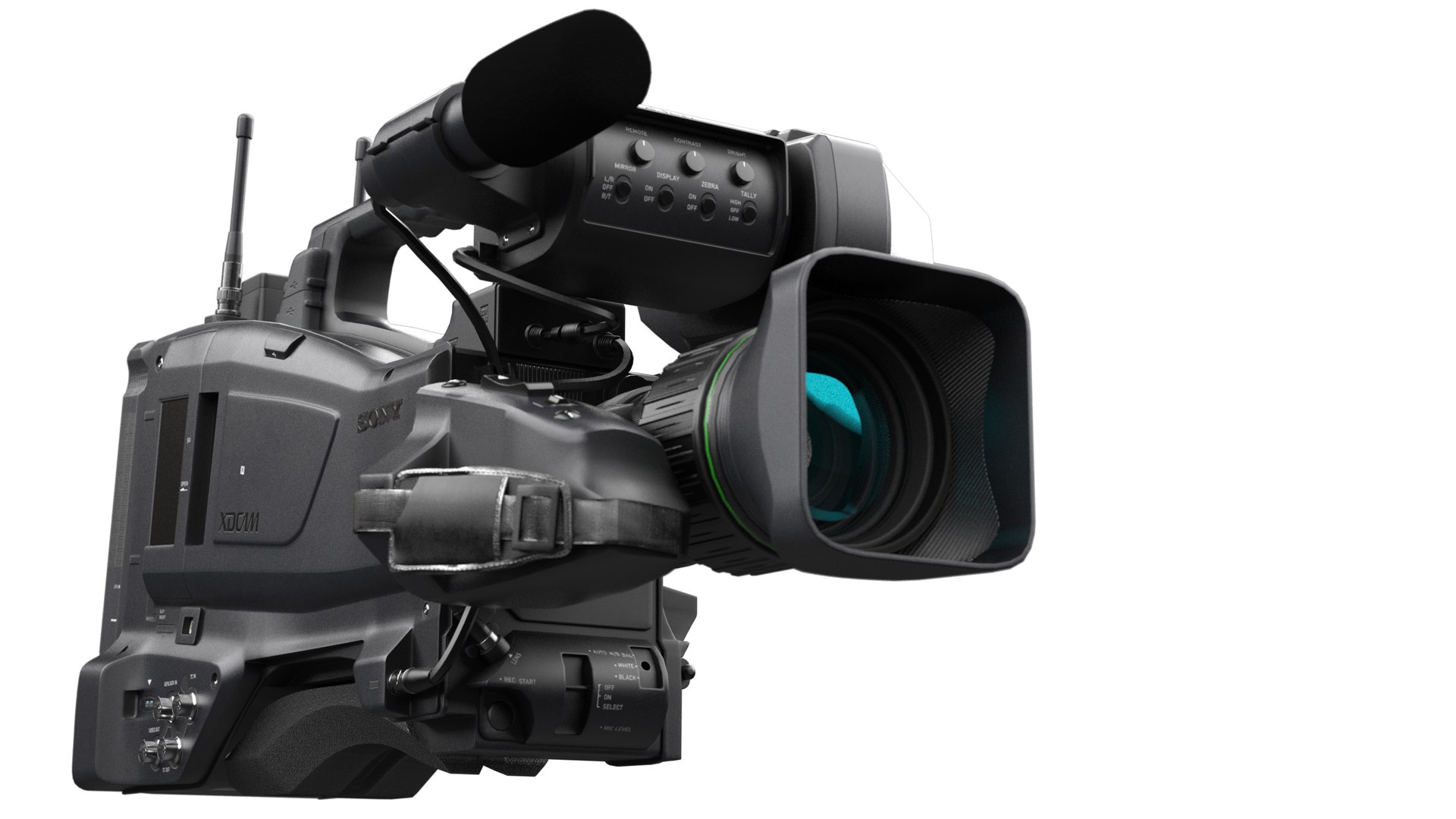 Sony PXW 4000 Camcoder PBR Model - TurboSquid 2338012