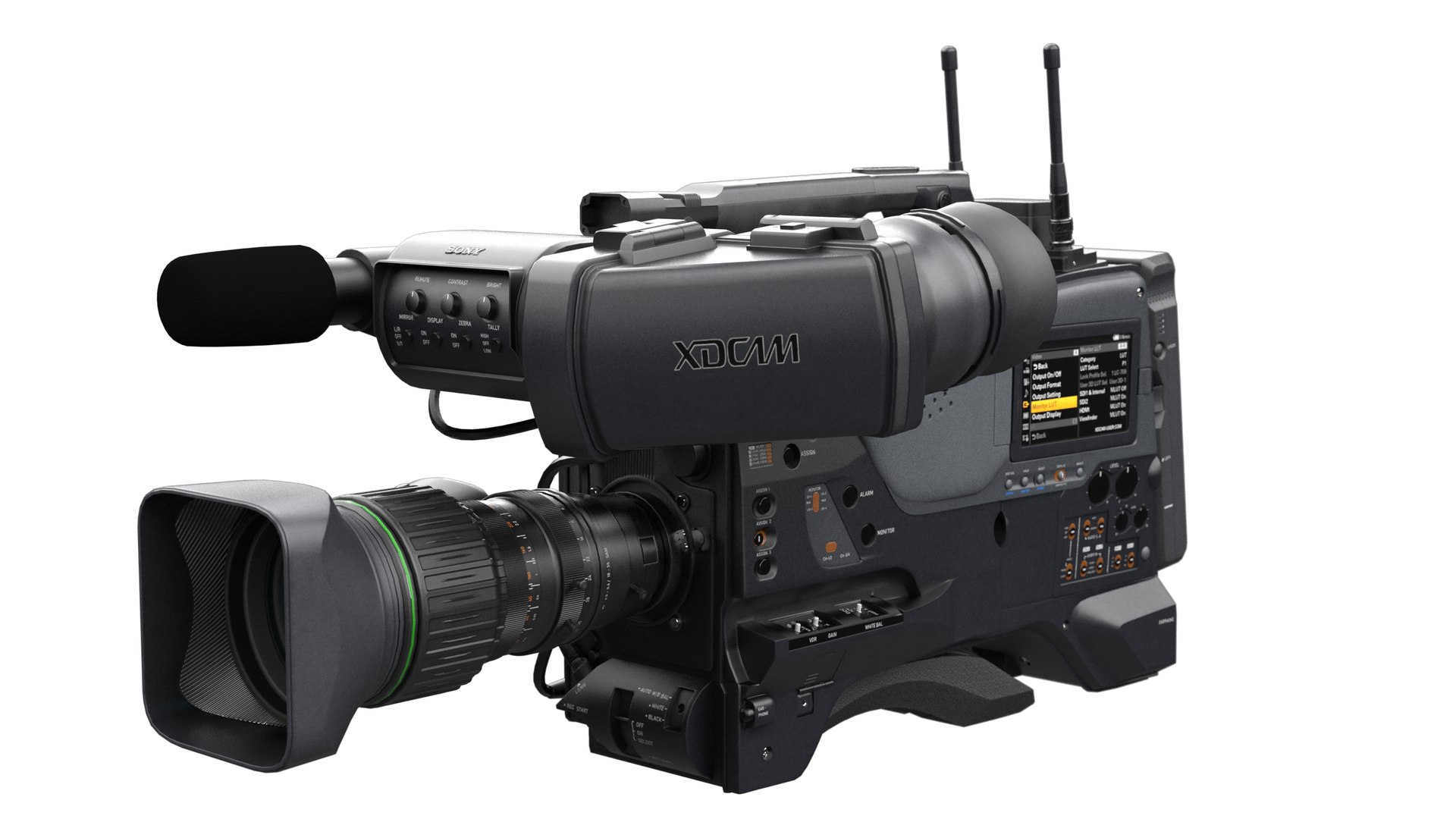 Sony PXW 4000 Camcoder PBR Model - TurboSquid 2338012