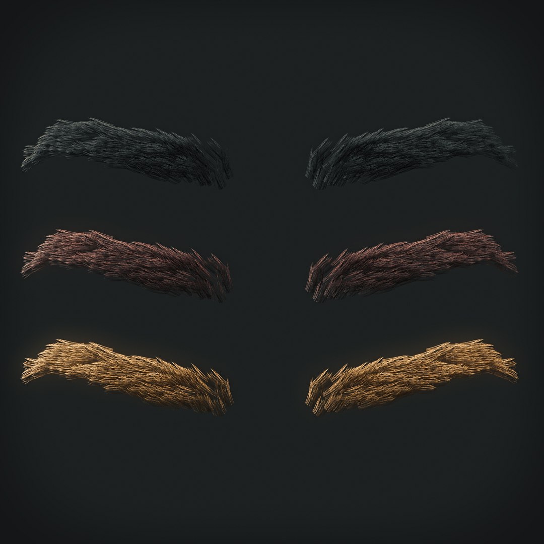 Eyebrows 13 3D Model - TurboSquid 1491769
