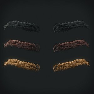 3D Eyebrows Models | TurboSquid