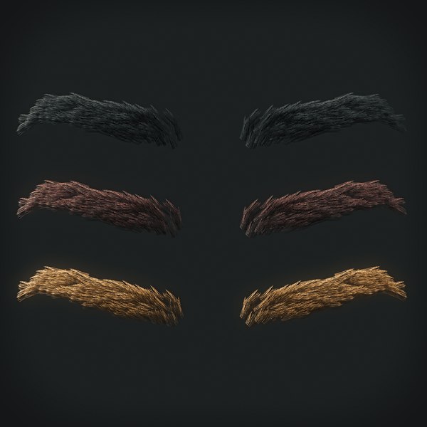 3D Eyebrows Models | TurboSquid
