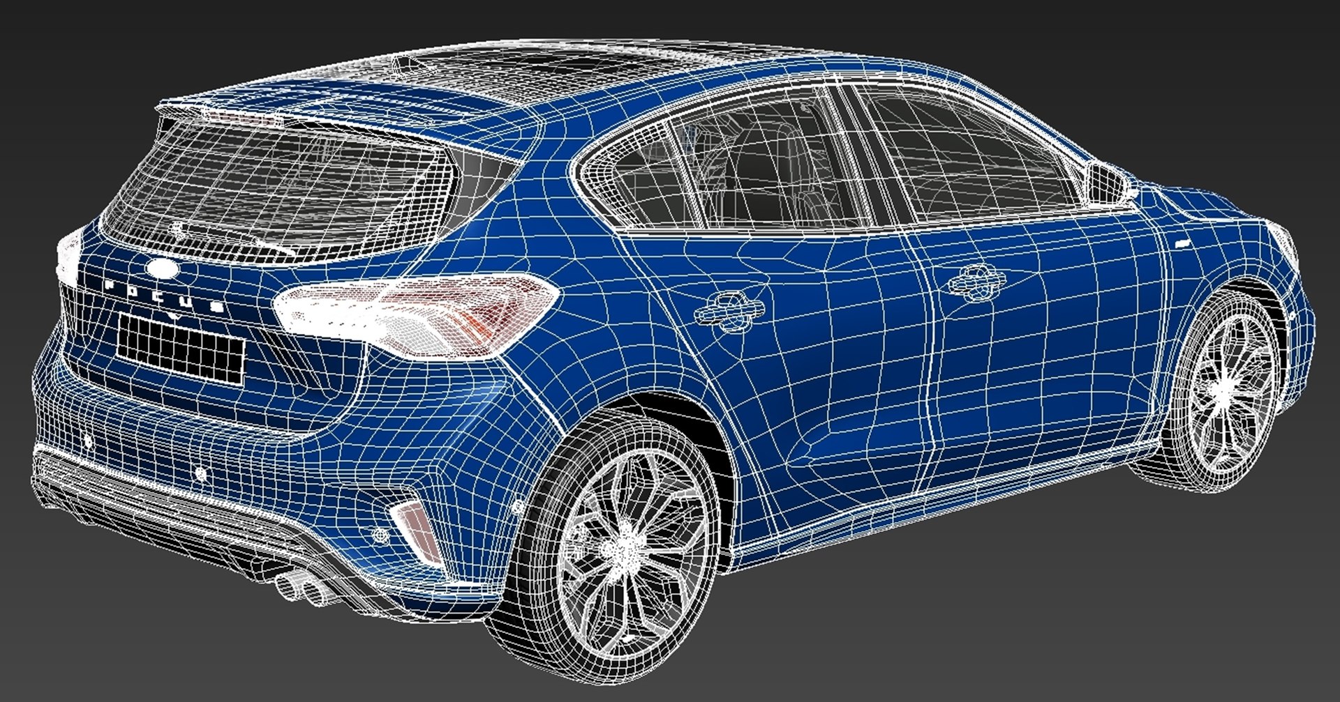 Ford Focus ST-line 2019 3D - TurboSquid 2224044