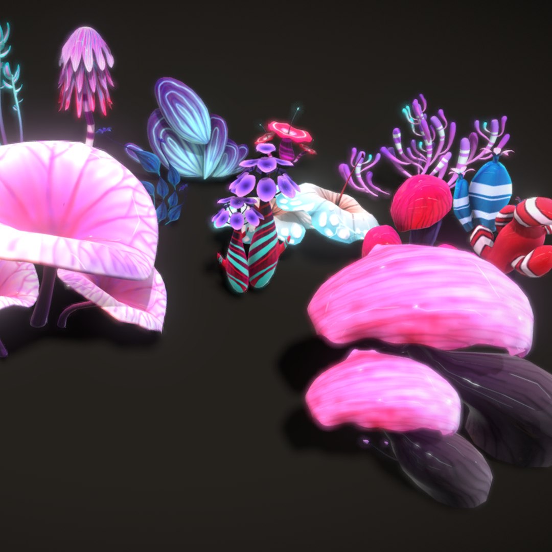 Cartoon Seaweed5 3D - TurboSquid 2134573