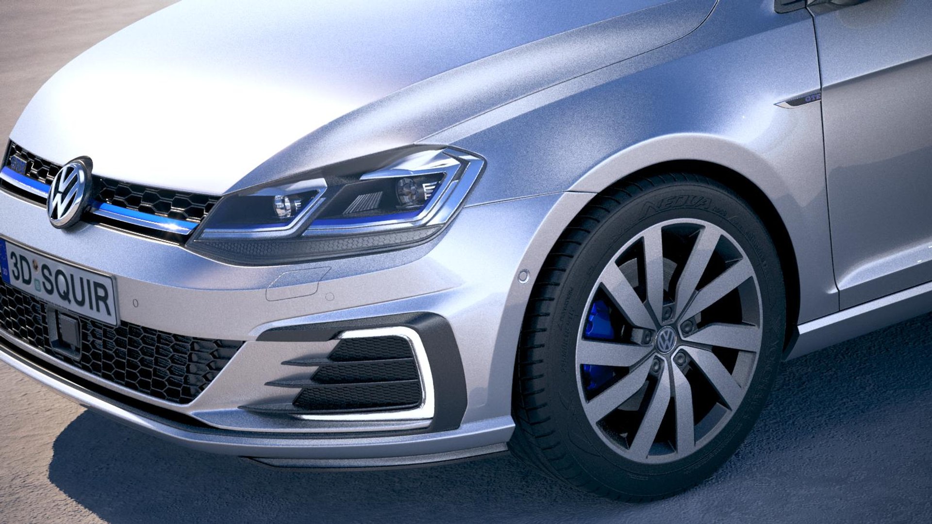 3D Volkswagen Golf Gte Model - TurboSquid 1155559