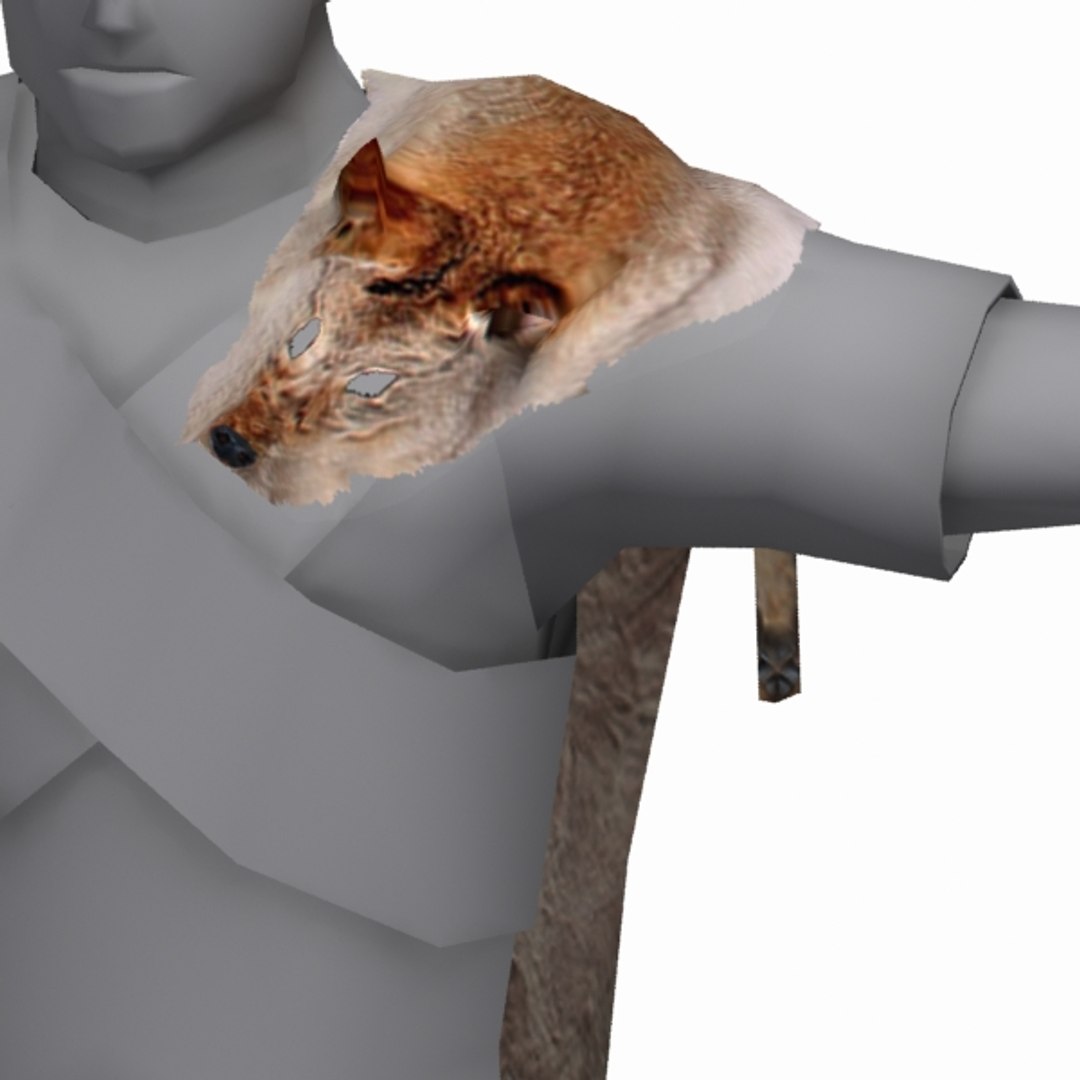 3d Model Wolf Pelt