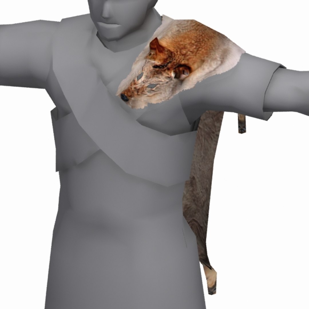 3d Model Wolf Pelt