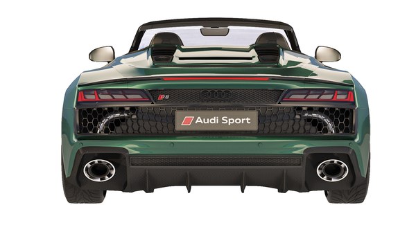 3D Audi R8 Spyder 2021 open roof - TurboSquid 1887173