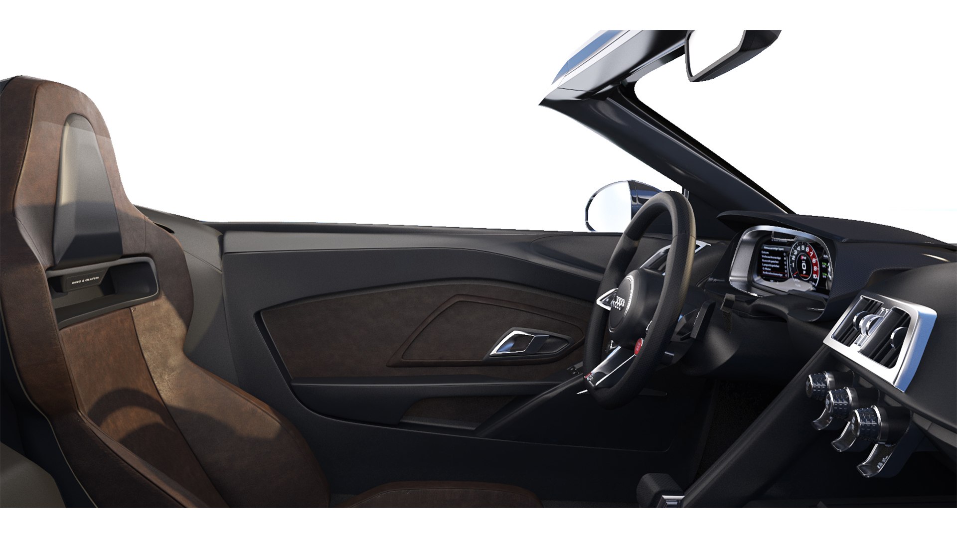 3D Audi R8 Spyder 2021 Open Roof - TurboSquid 1887173