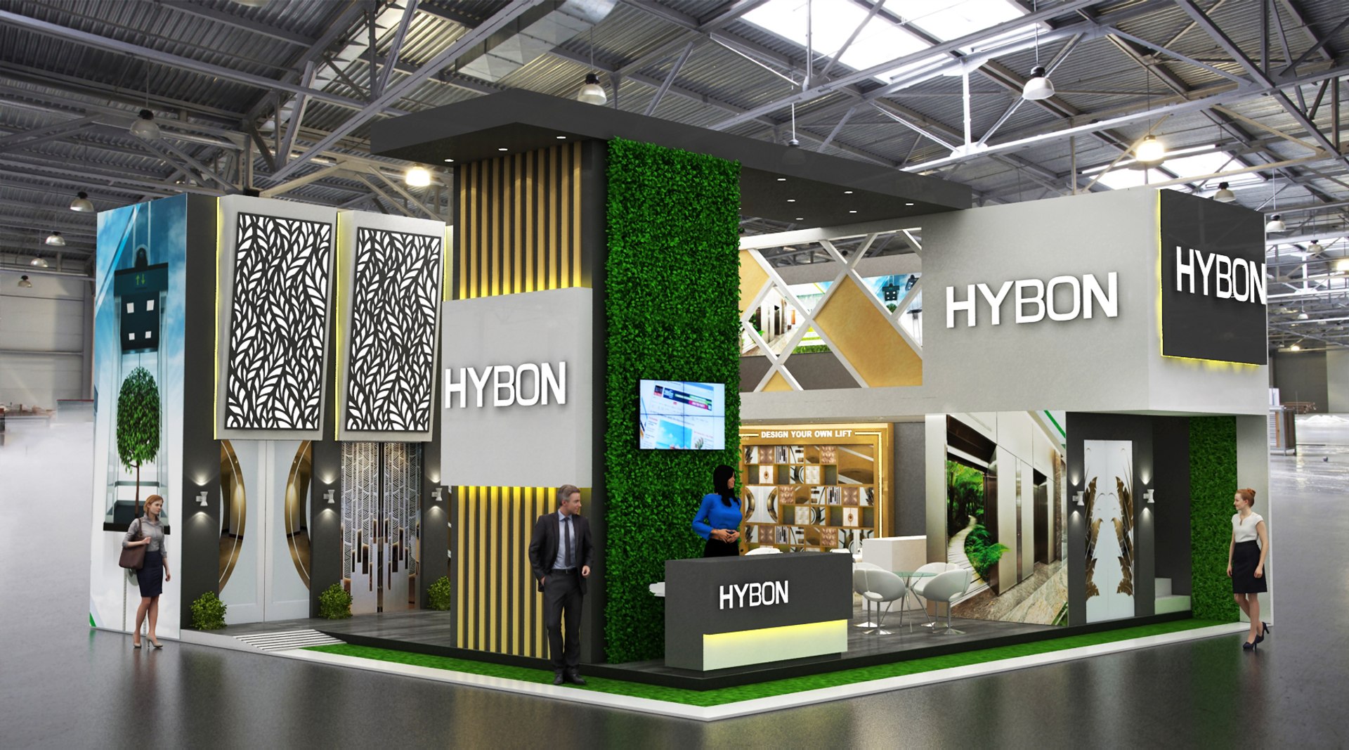 Exhibition stall 3D model - TurboSquid 1454612