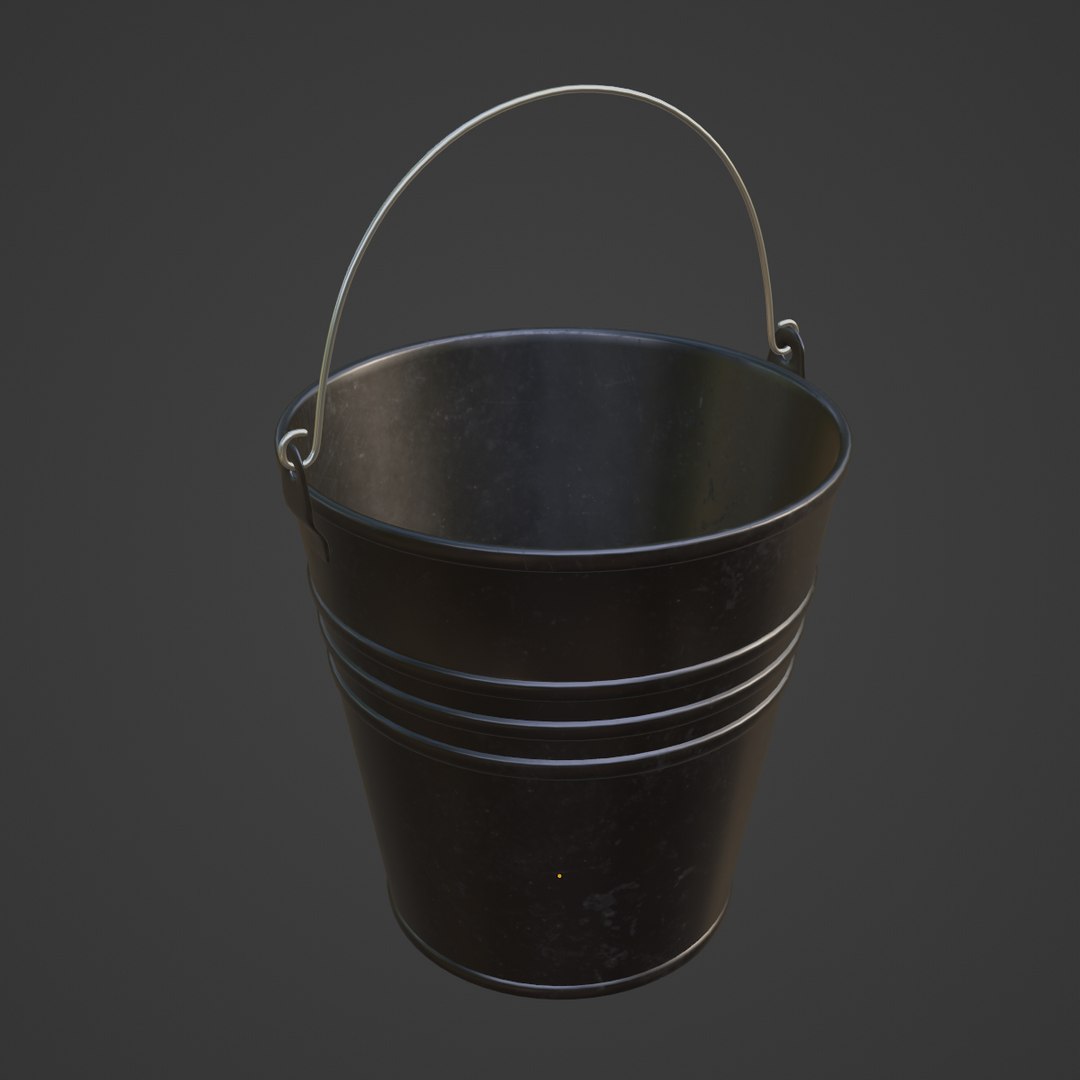 3D Steel Rust And Wear Steel Bucket - TurboSquid 2328962