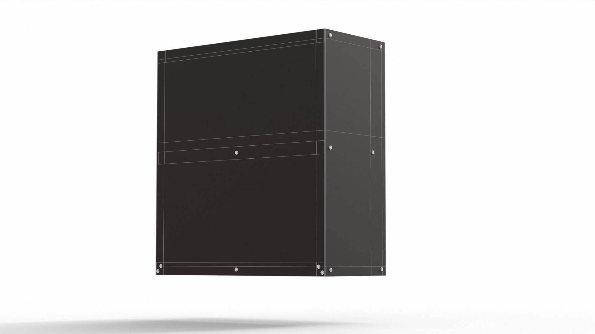 2 Wall Mounted Storage Cabinet 2d Model - TurboSquid 2097944