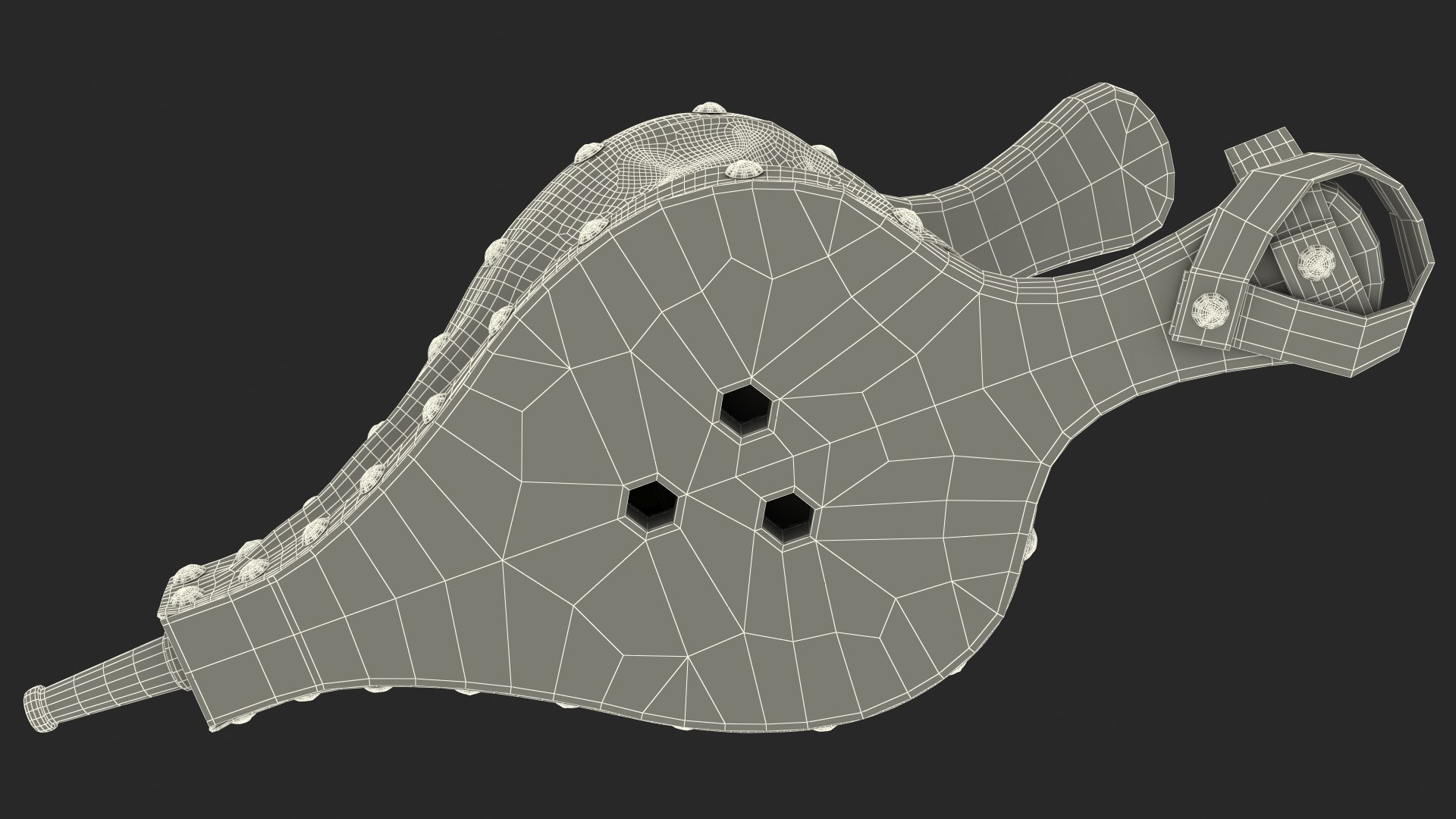 Brown Wood Fireplace Bellows 3D model - TurboSquid 1831197