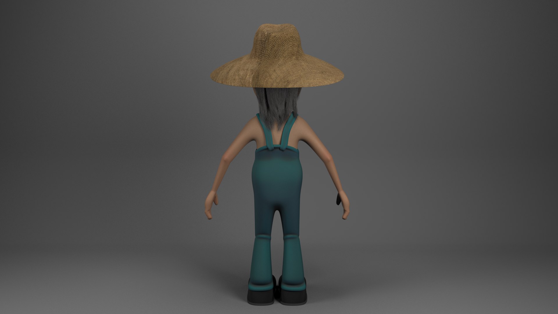 3D Cartoon Redneck - TurboSquid 1315194