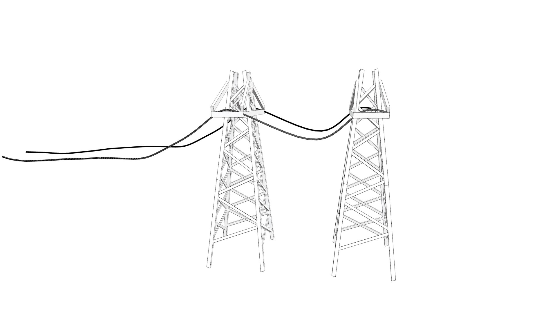 Powerlines 3D Model - TurboSquid 2137959