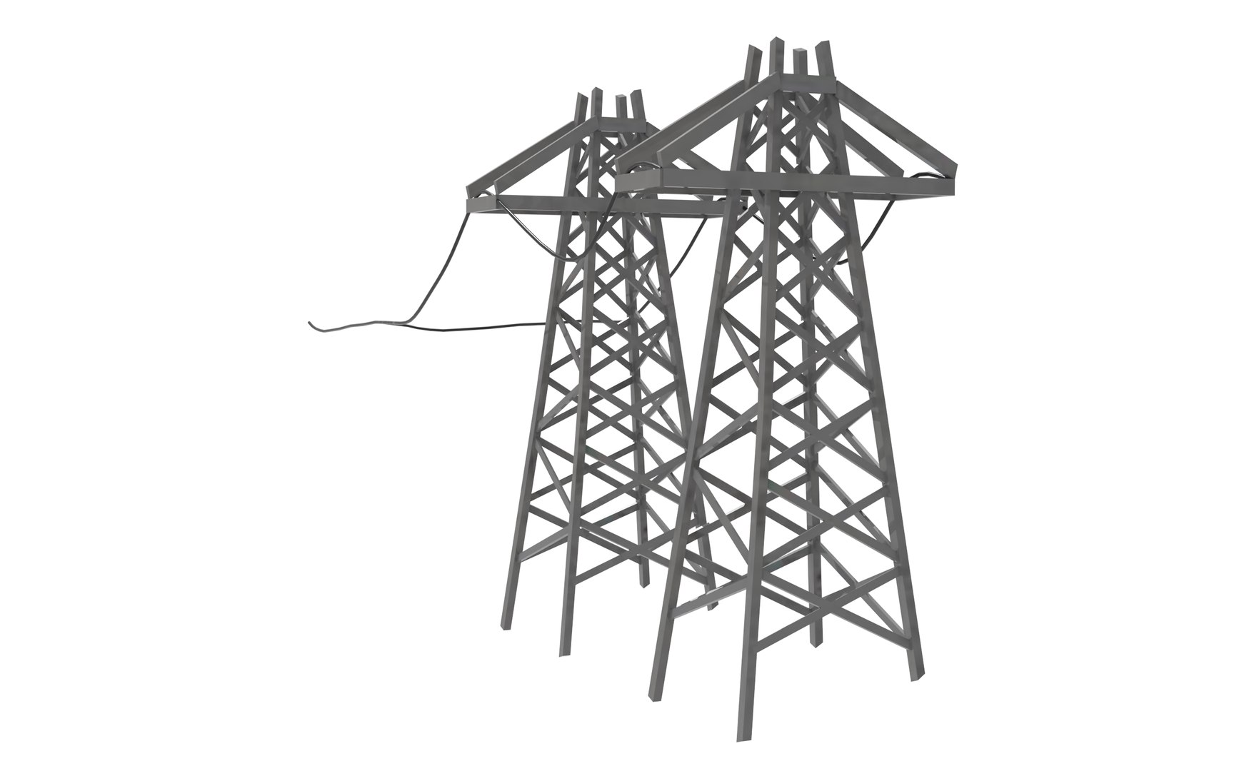 Powerlines 3D Model - TurboSquid 2137959