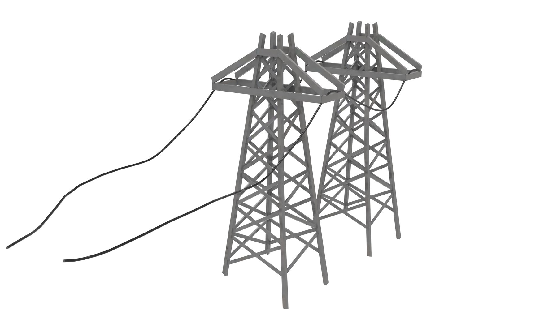 Powerlines 3D Model - TurboSquid 2137959