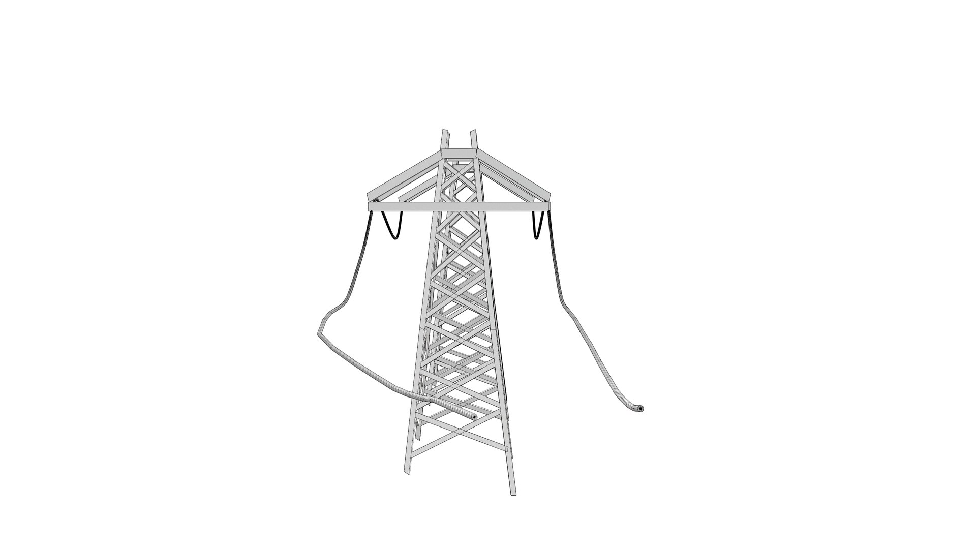 Powerlines 3D Model - TurboSquid 2137959