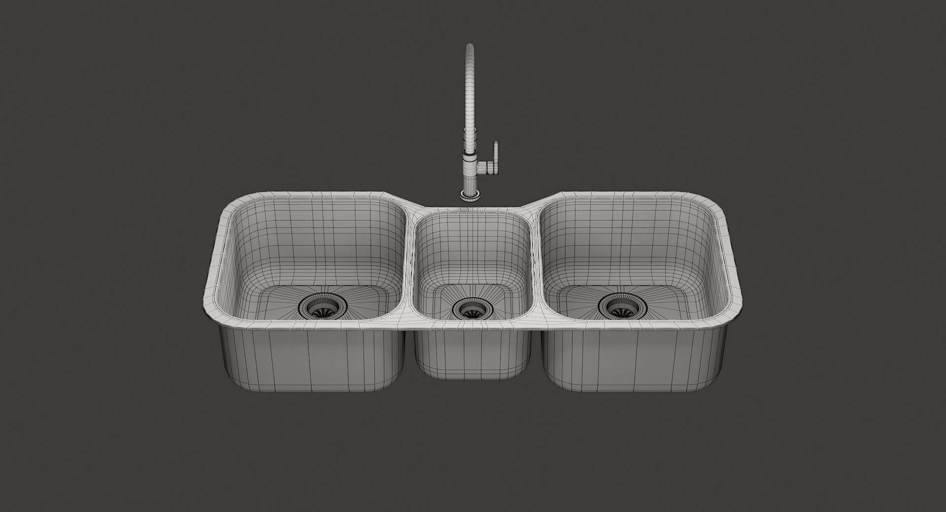 3D Realistic Sink Infinite Mixer - TurboSquid 1436111