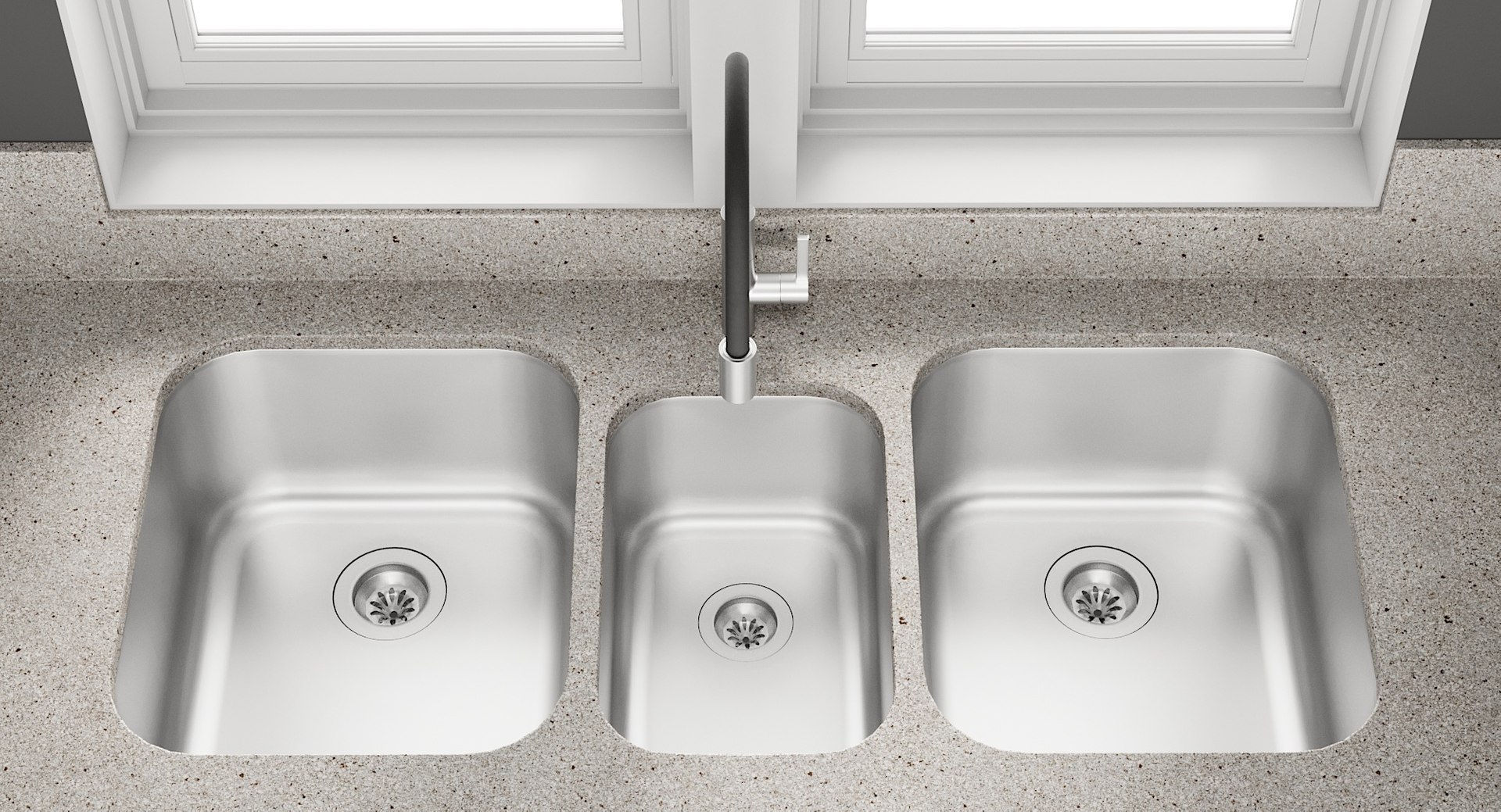 3D Realistic Sink Infinite Mixer - TurboSquid 1436111