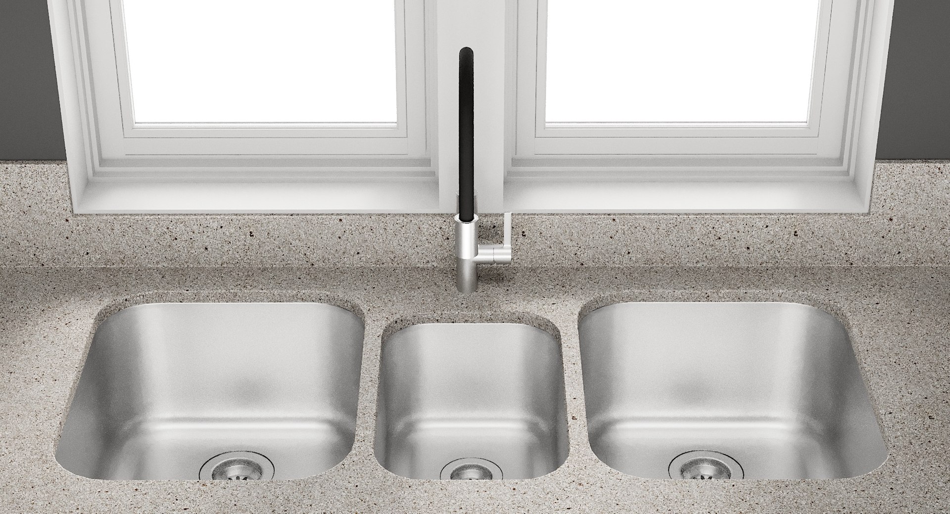 3D Realistic Sink Infinite Mixer - TurboSquid 1436111