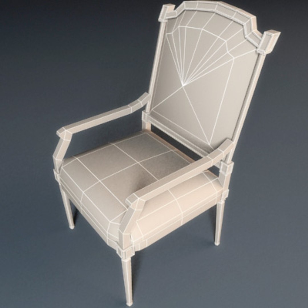 3d classic chair model