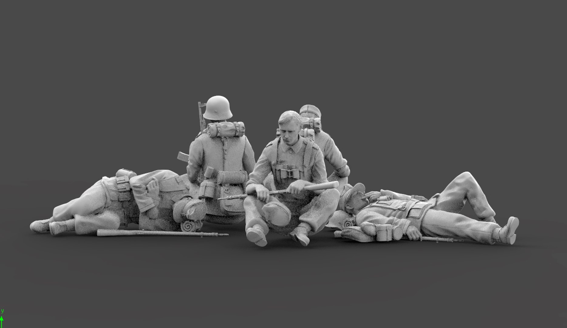 3D German Soldier Model - TurboSquid 1469436