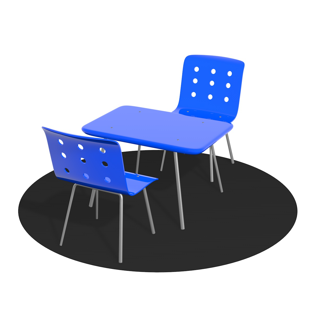 Table chairs 3D model - TurboSquid 1341122
