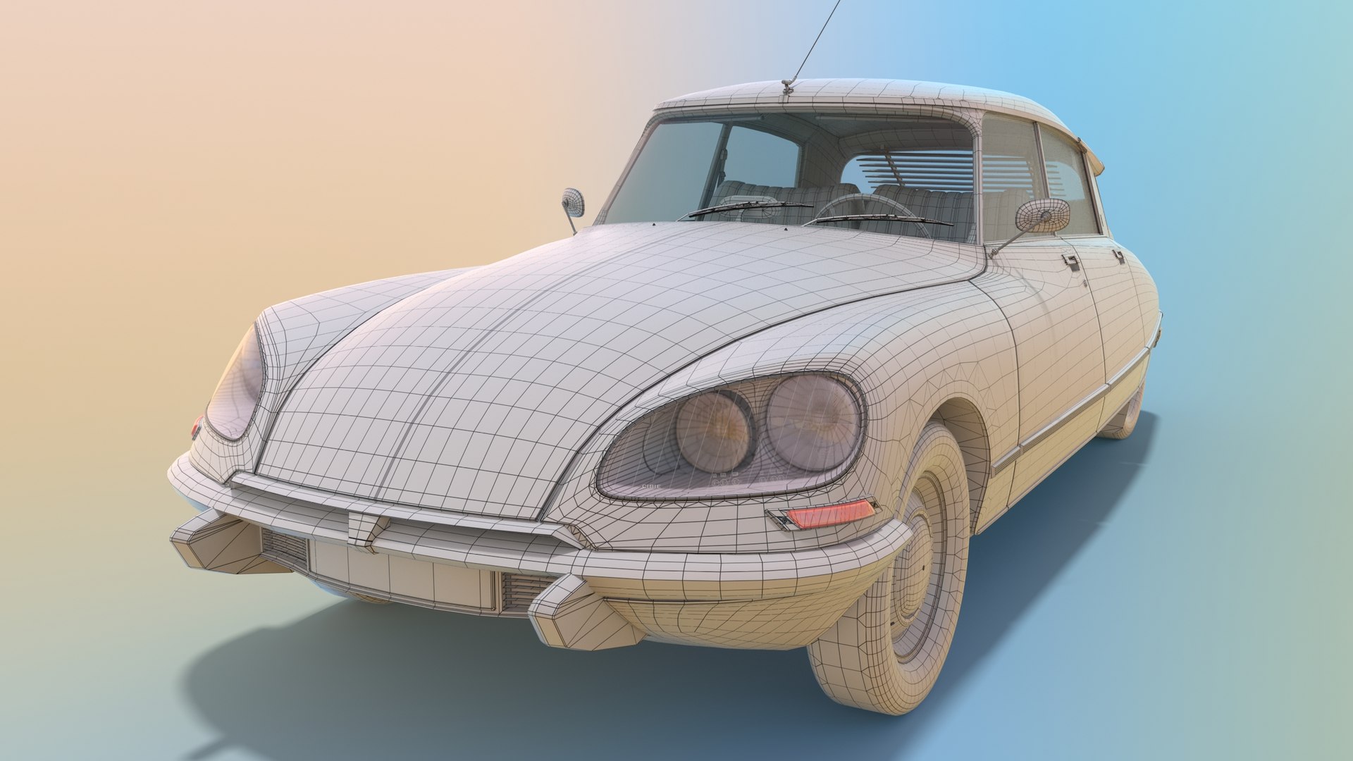 3D Citroen DS Model - TurboSquid 1890842