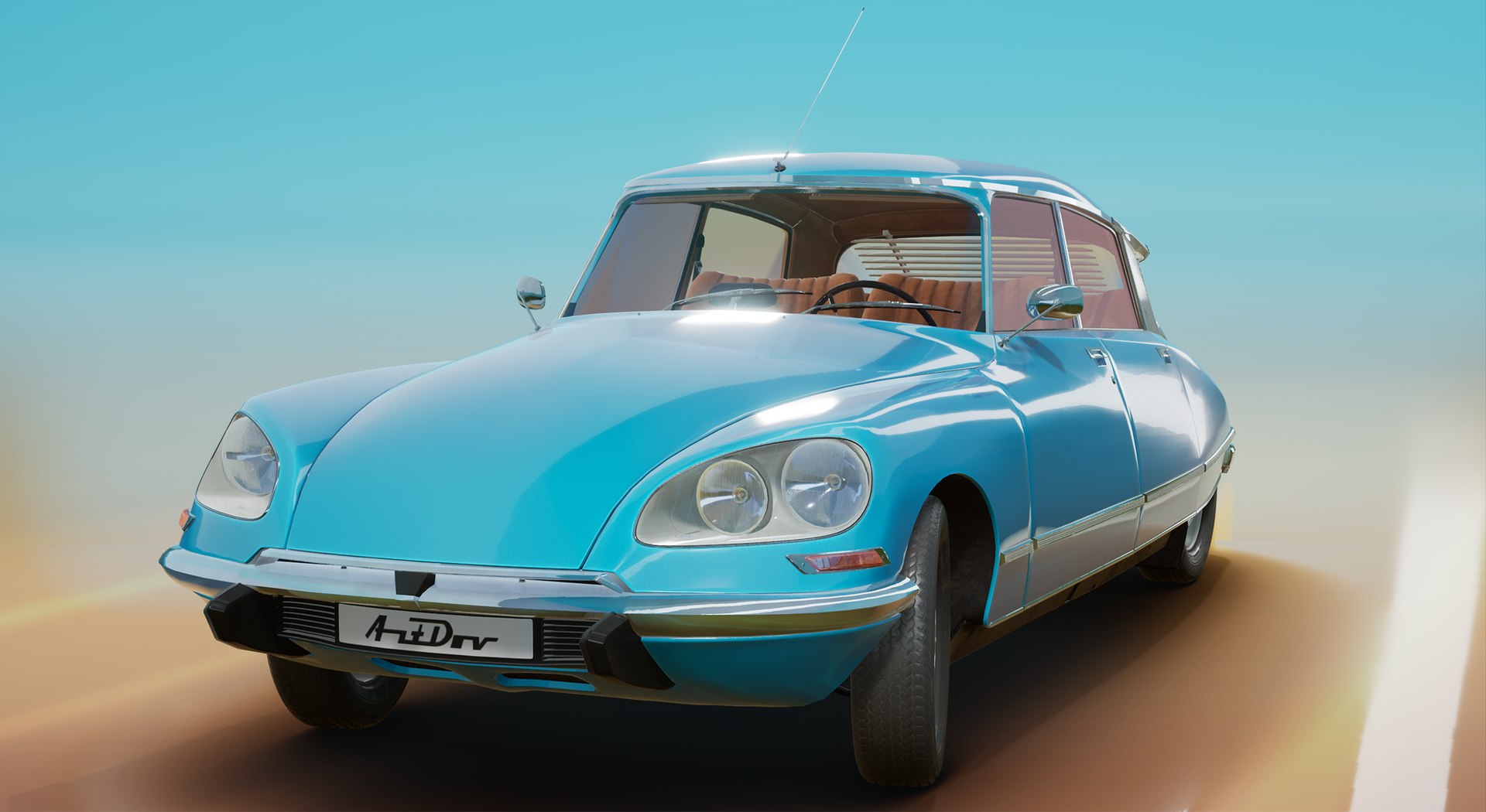 3D Citroen DS model - TurboSquid 1890842