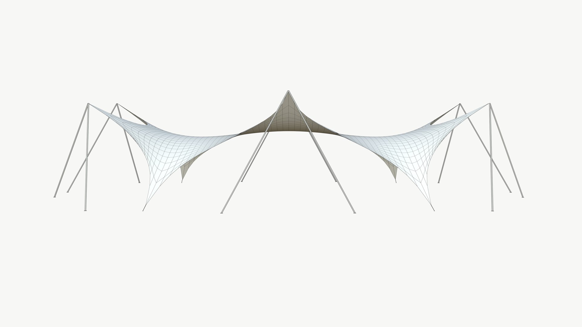 3D Stretch Tent Design model - TurboSquid 2116444