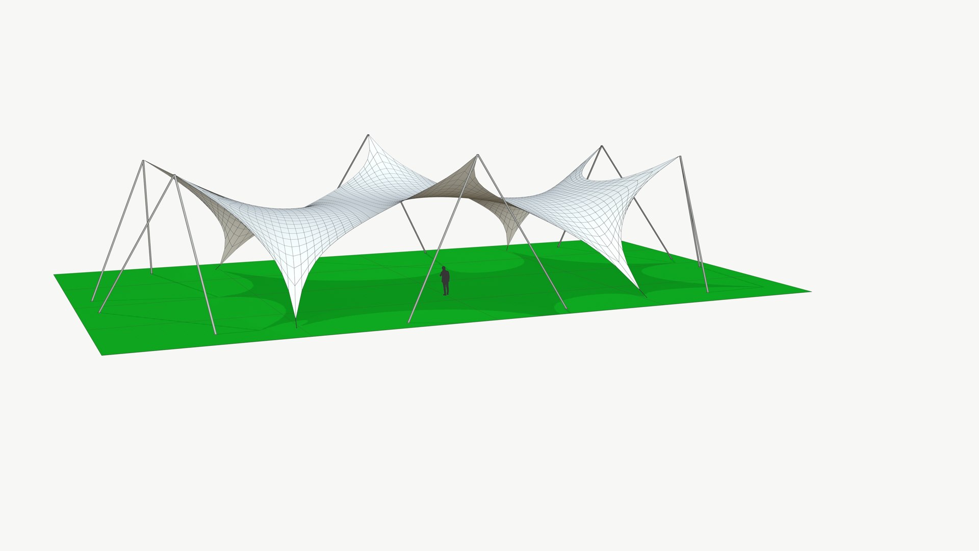 3D Stretch Tent Design model - TurboSquid 2116444