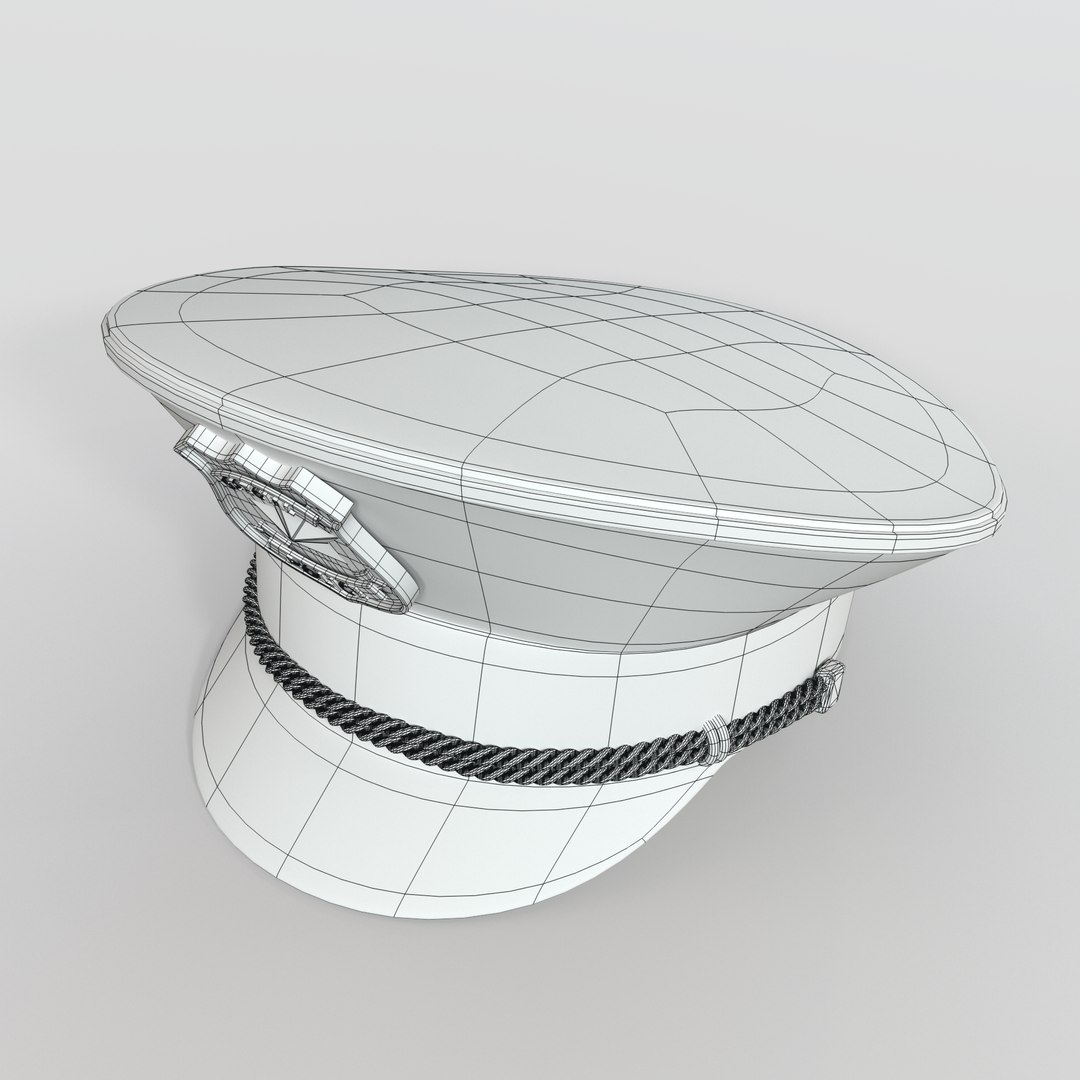 Police Hat 3D Model - TurboSquid 1560316