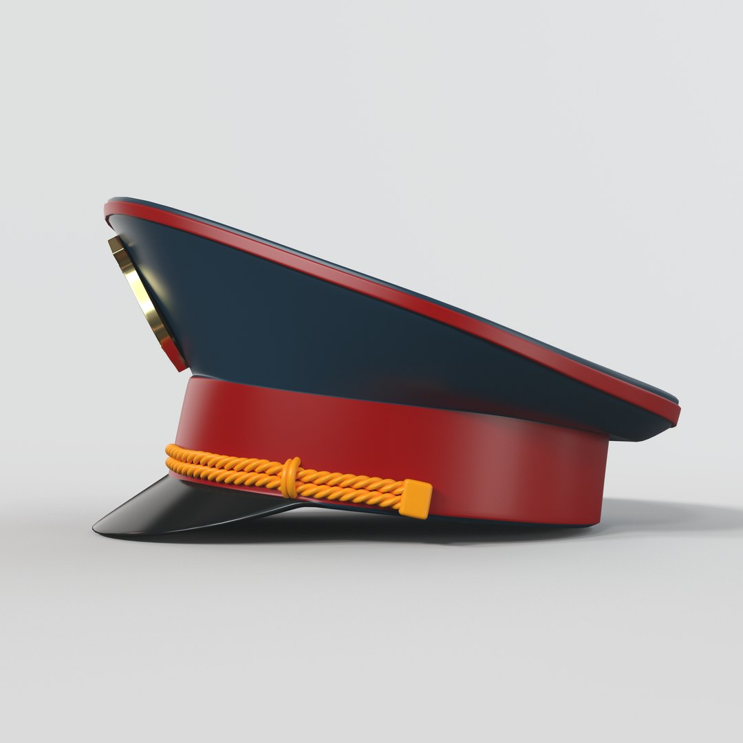 Police Hat 3D Model - TurboSquid 1560316