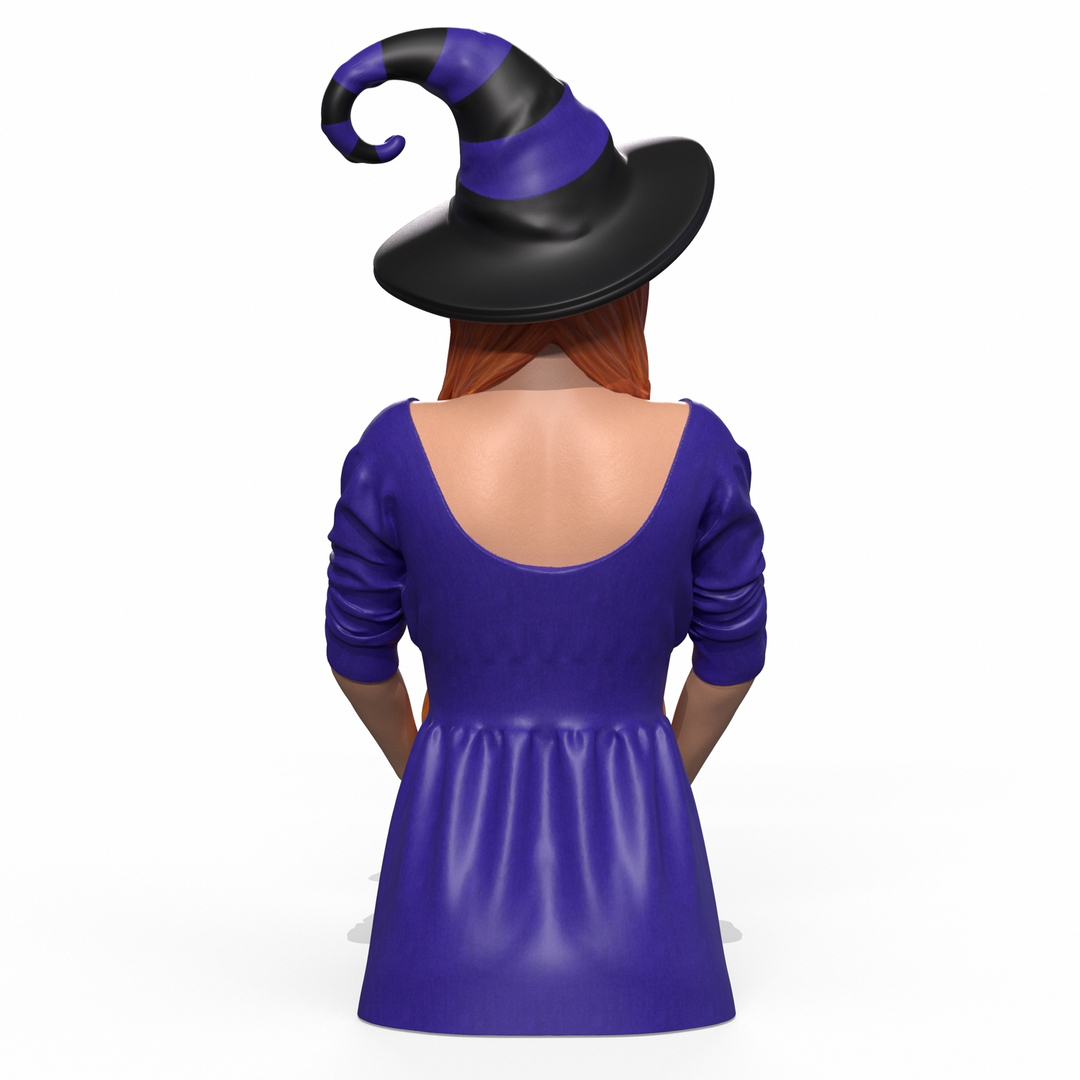 Halloween girl 3D model - TurboSquid 1218279