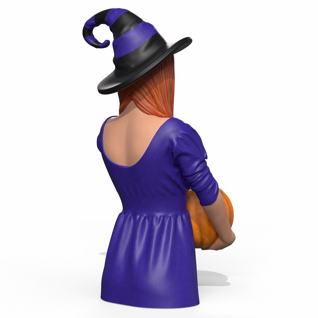 Halloween Girl 3D Model - TurboSquid 1218279