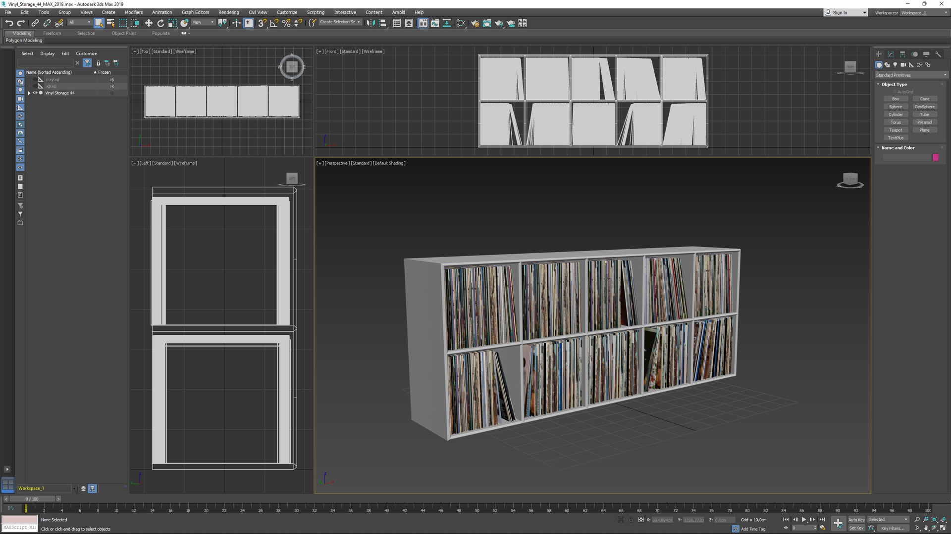 3D Vinyl Storage No-44 Model - TurboSquid 1902714