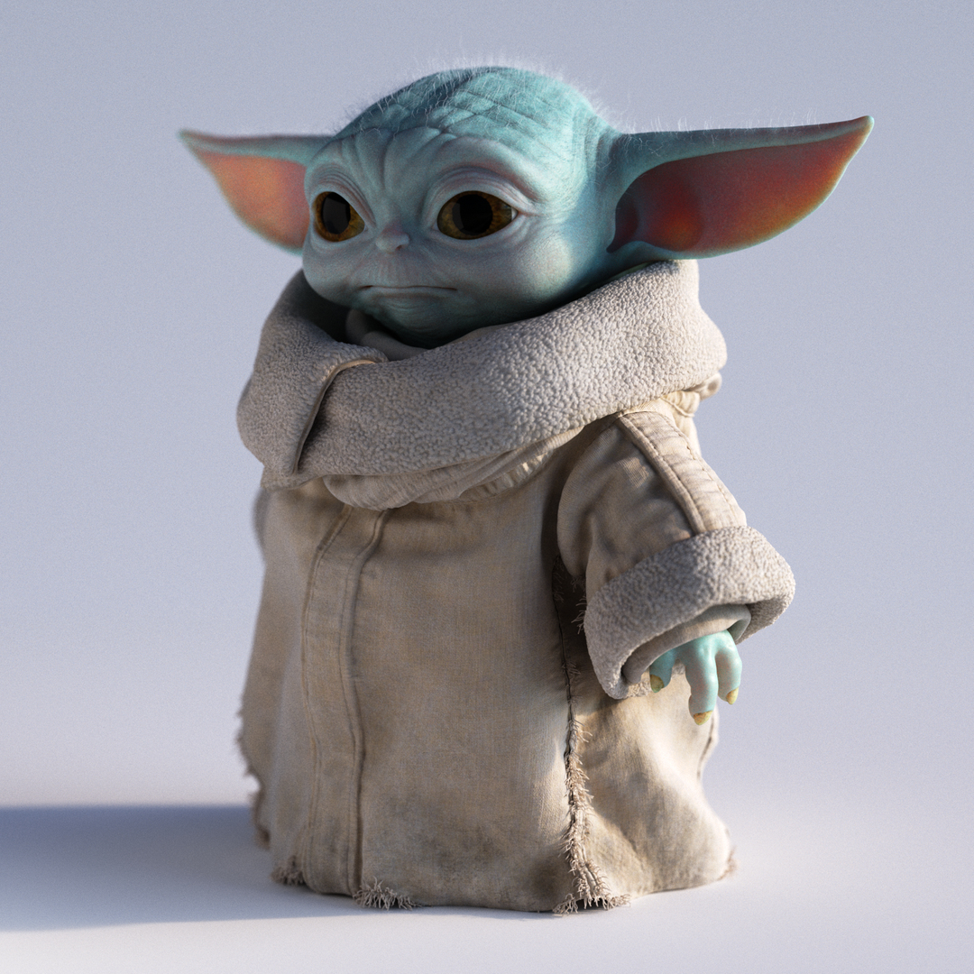 Grogu baby yoda 3D model - TurboSquid 1696479