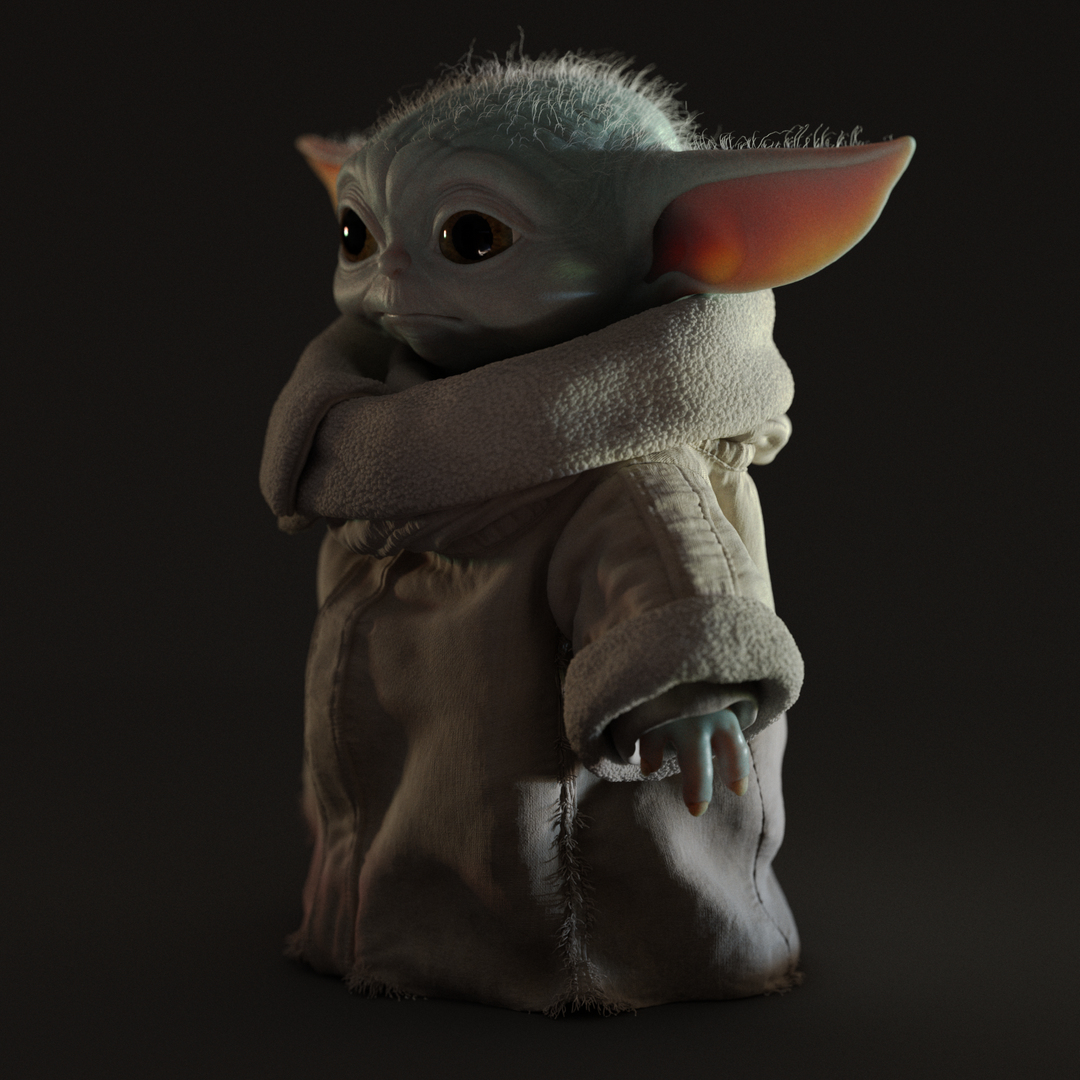Grogu baby yoda 3D model - TurboSquid 1696479