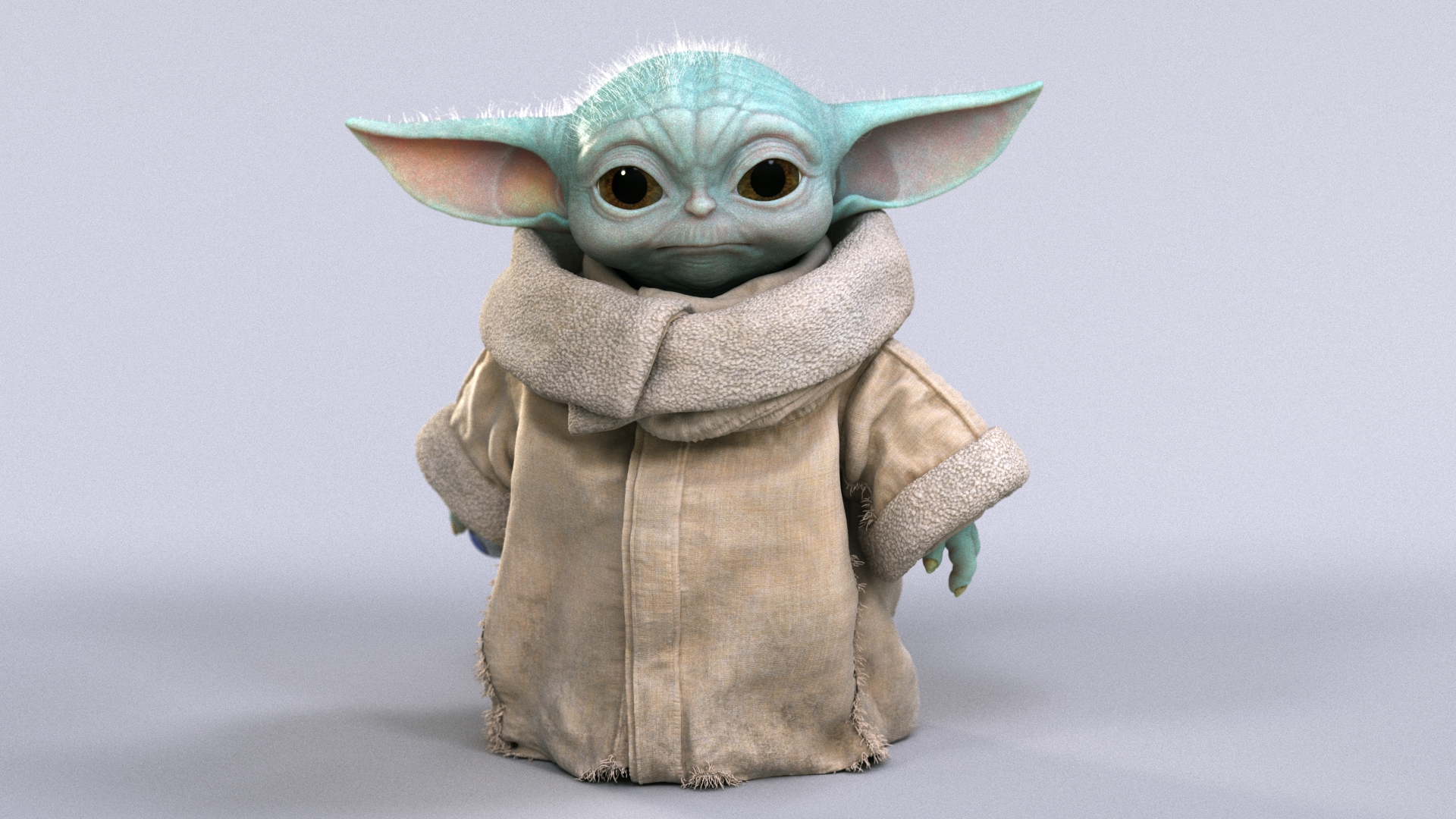 Grogu Baby Yoda 3D Model - TurboSquid 1696479