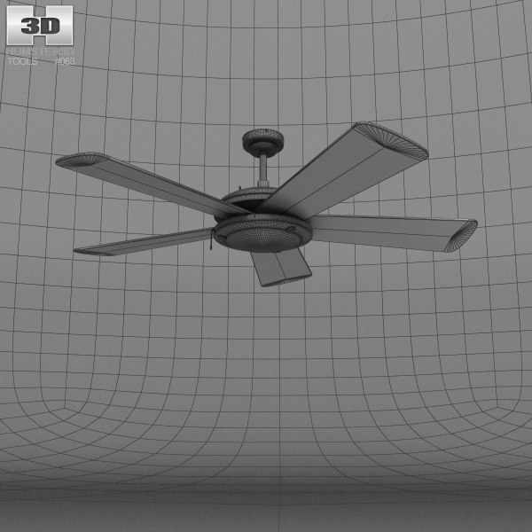 Ceiling fan marble 3D model - TurboSquid 1250468