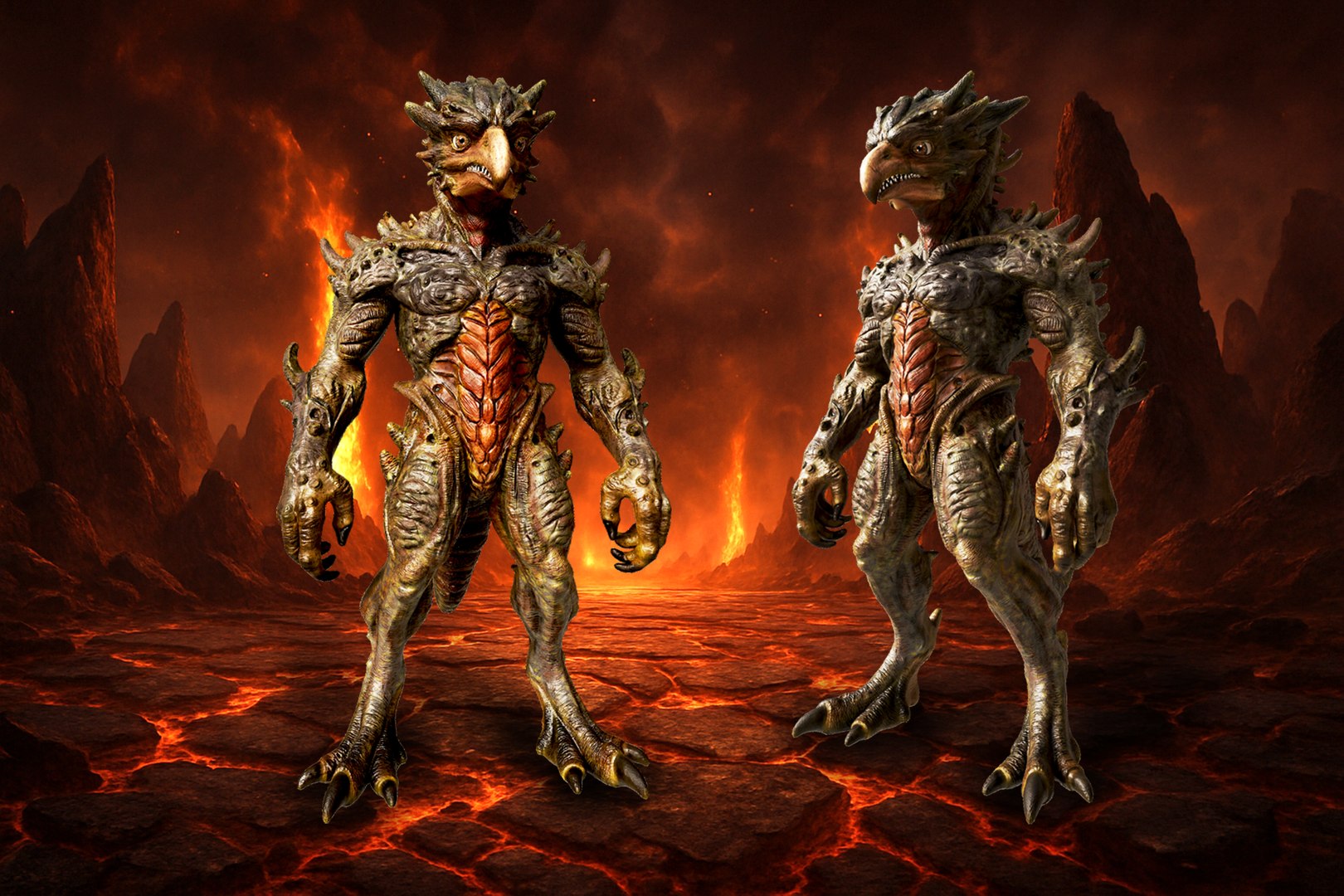 Drakar The Volcanic GuardianDescription 3D Model - TurboSquid 2420734