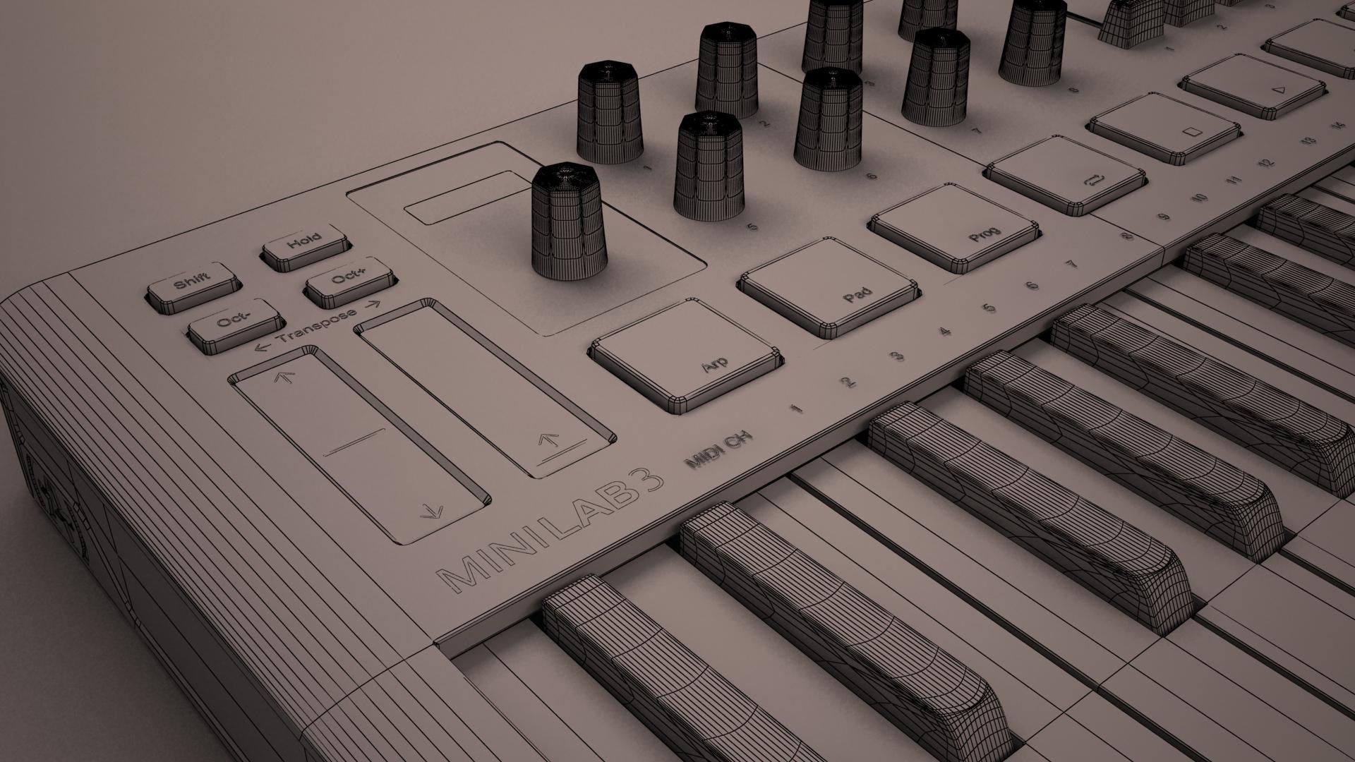 Arturia Minilab3 3D Model - TurboSquid 2201725