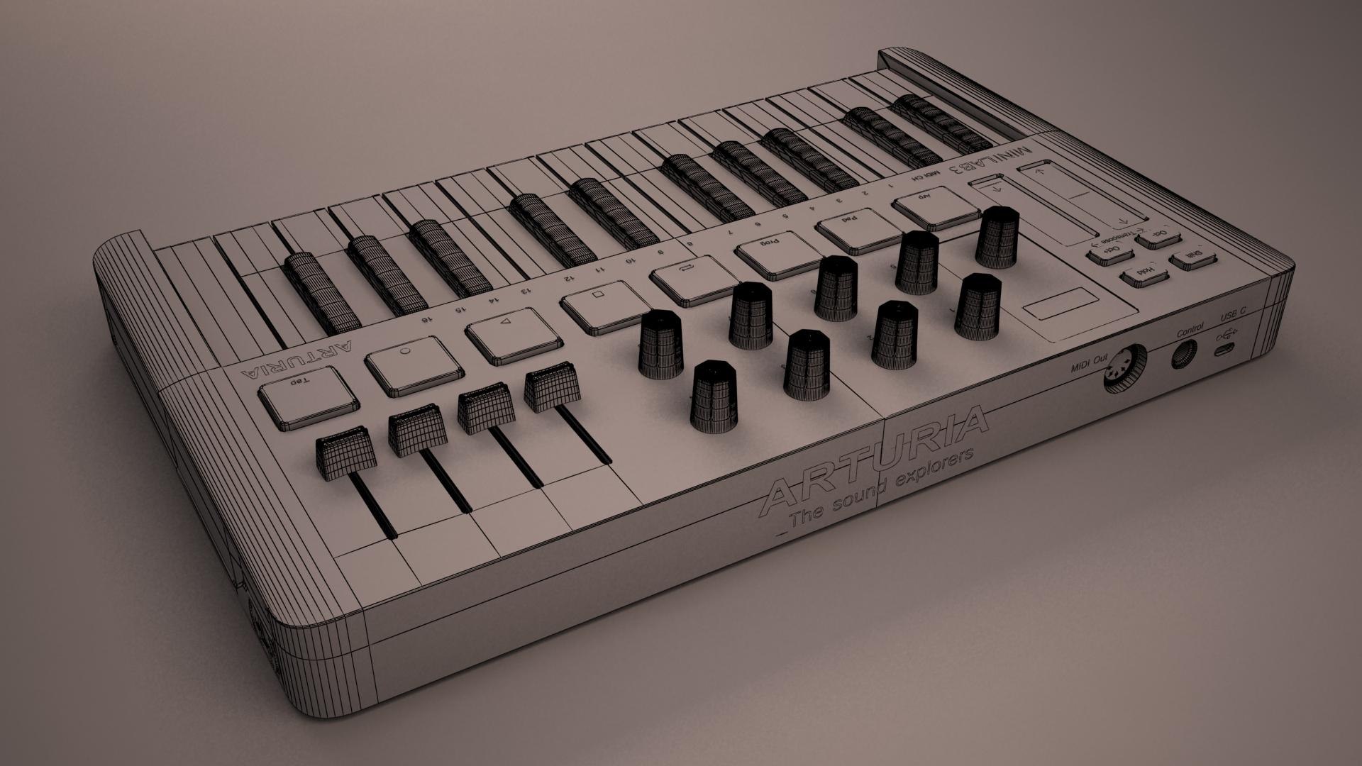 Arturia Minilab3 3D Model - TurboSquid 2201725