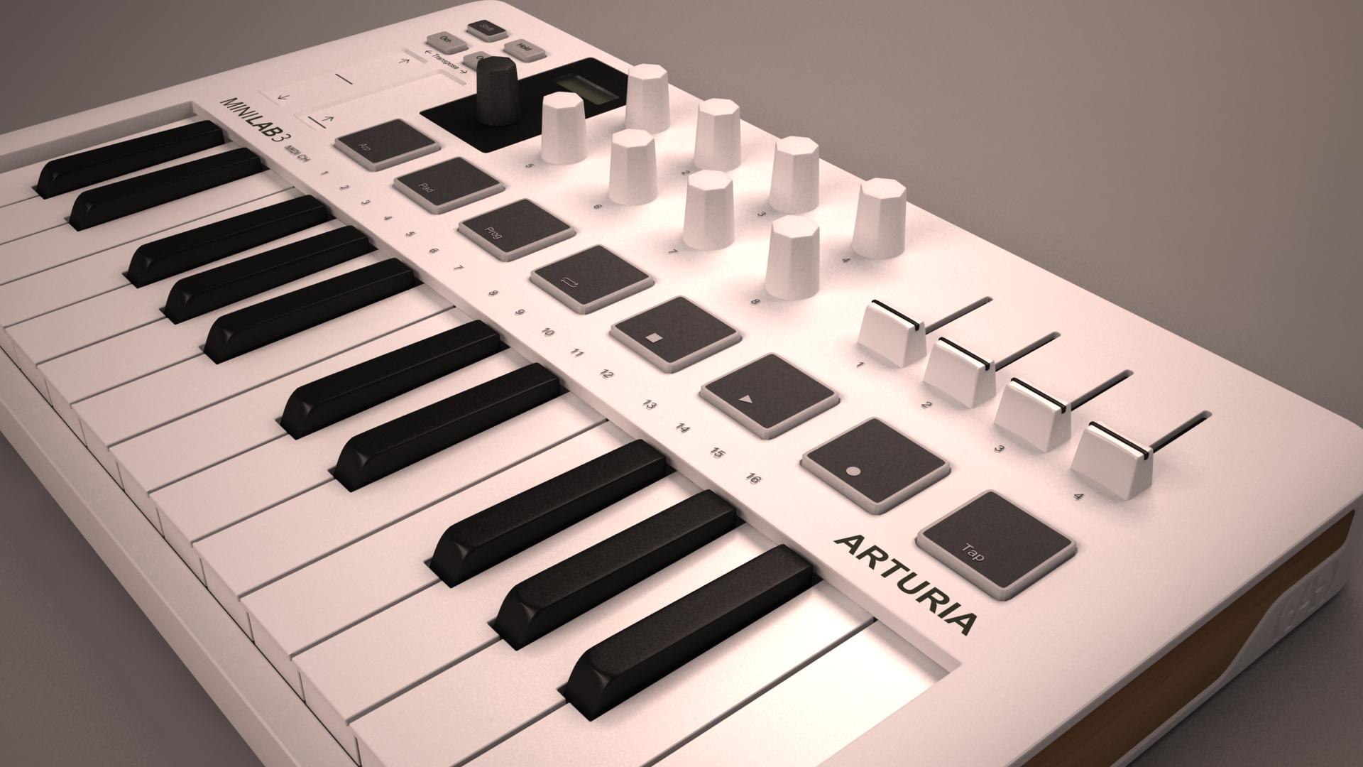 Arturia Minilab3 3D Model - TurboSquid 2201725