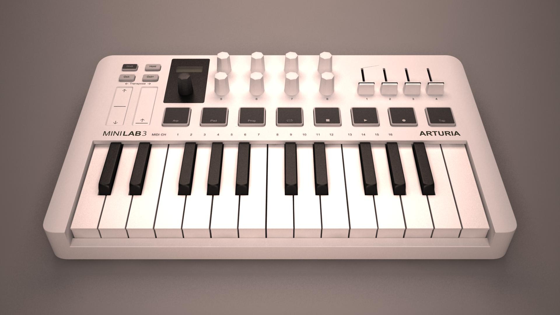 Arturia Minilab3 3D Model - TurboSquid 2201725